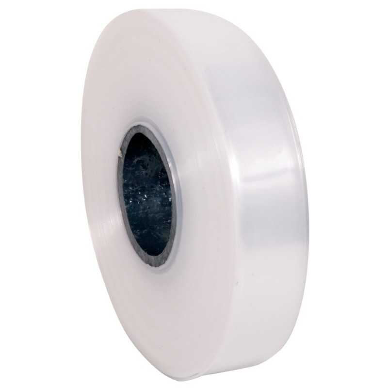 Gaine transparente en plastique recyclé 50 µ - PEBD RECYCLE 40 mm x 350 m
