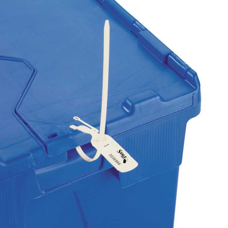 Scellé de sécurité à corps lisse BLANC