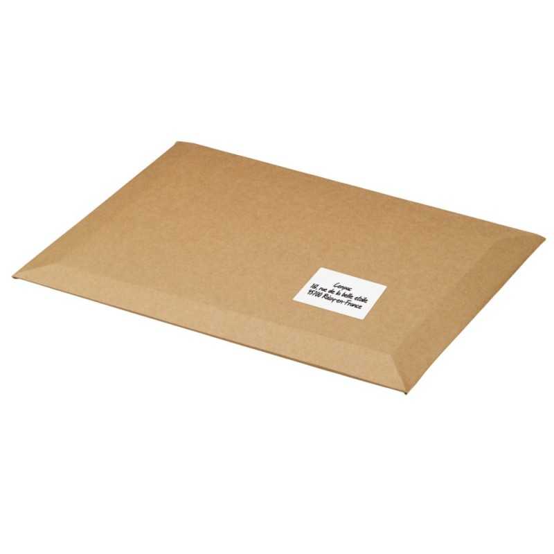 Pochette carton avec fermeture adhésive 360 X 250mm