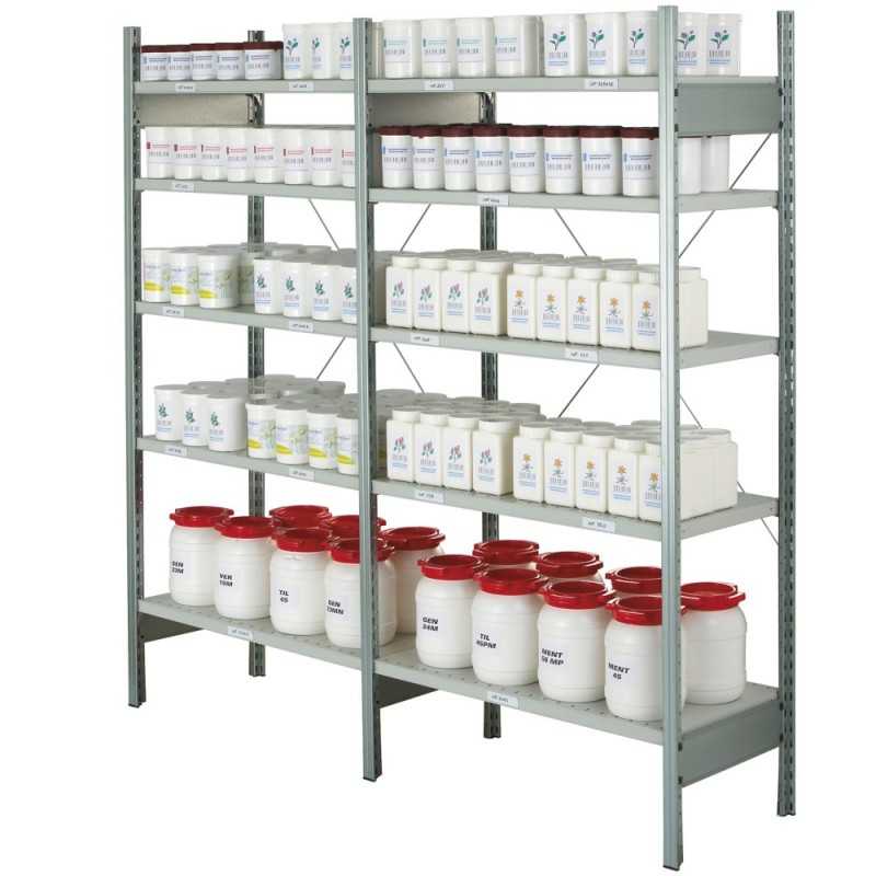 Rayonnage acier galvanisé DÉPART profondeur 400mm