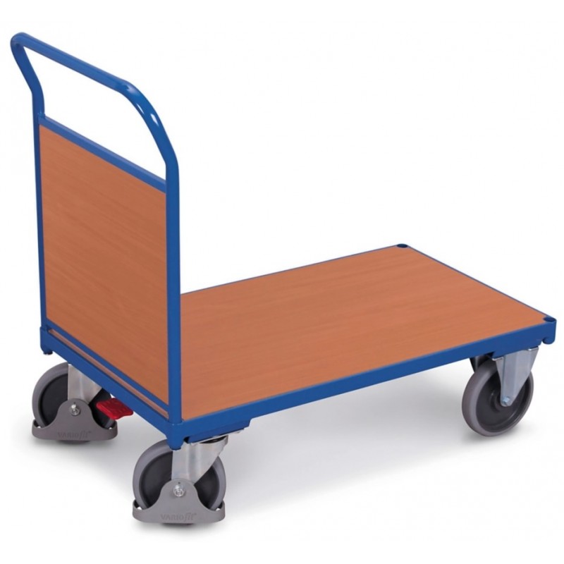 Chariot à plateforme bois Avec dossier charge max 500 kg
