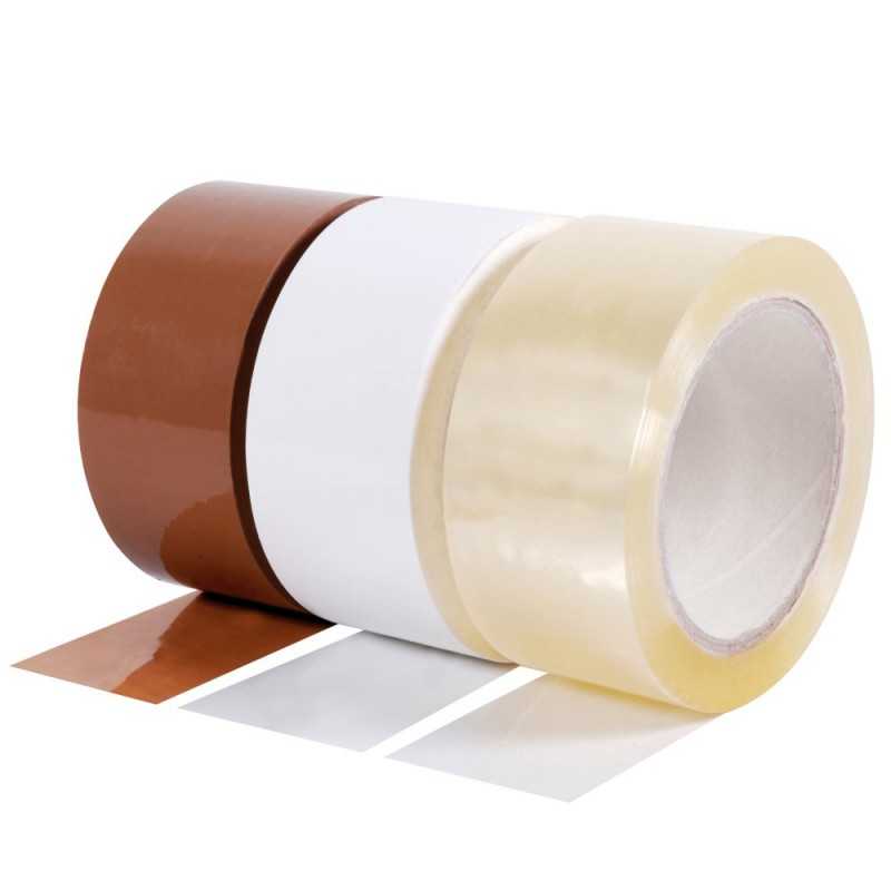 Ruban adhésif polypropylène silencieux TRANSPARENT 48mmx100m
